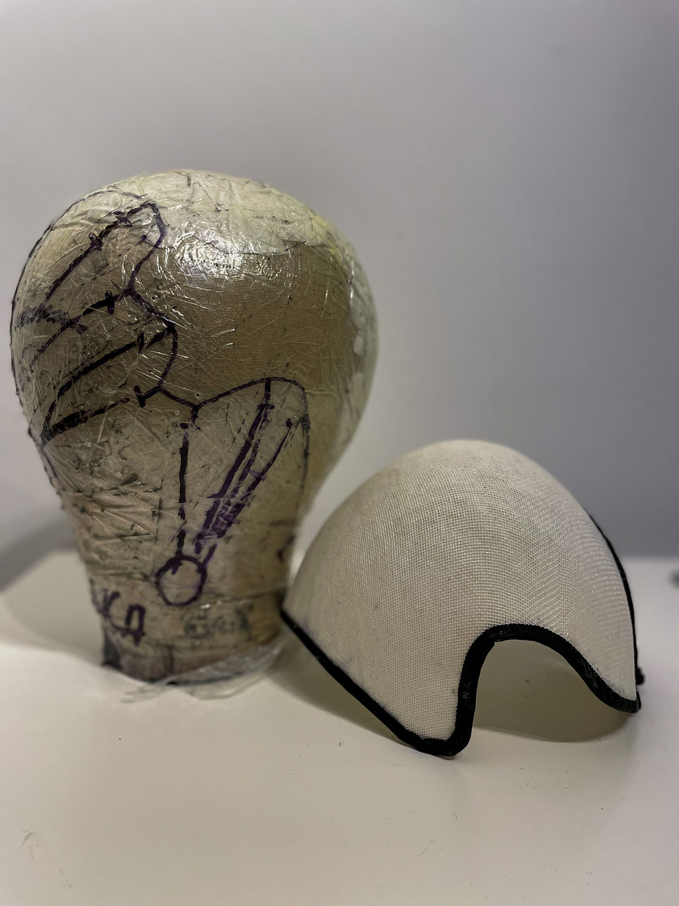 Custom Made Buckram Hard Cap - MADE TO MEASURE | Tam Walsh Studios