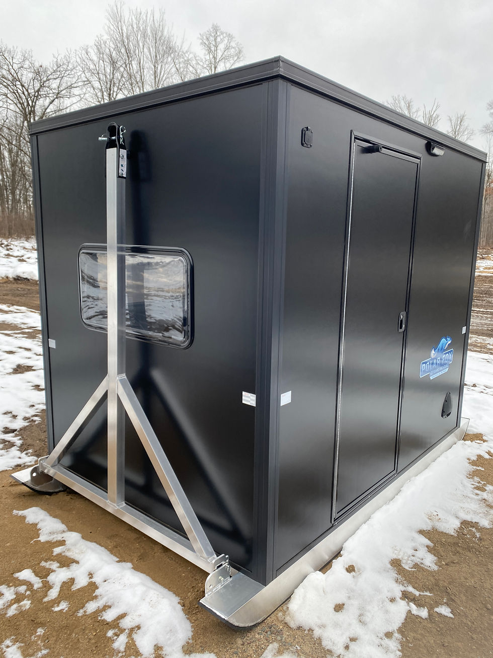 In-Stock Skid Houses | Polar Fox Outdoors | Custom Ice Fish Houses ...
