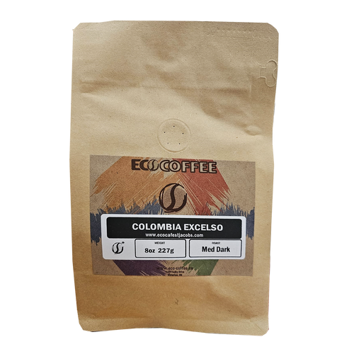 Eco coffee Colombia excelso ground med. Dark roast 227g | Tienda Movil