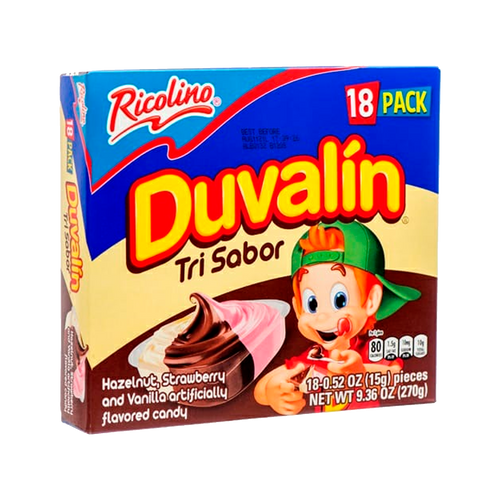 Duvalin triple sabor caja con 18pcs | Tienda Movil