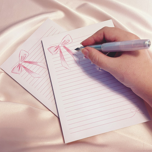 Coquette Bow A5 Notepad | home