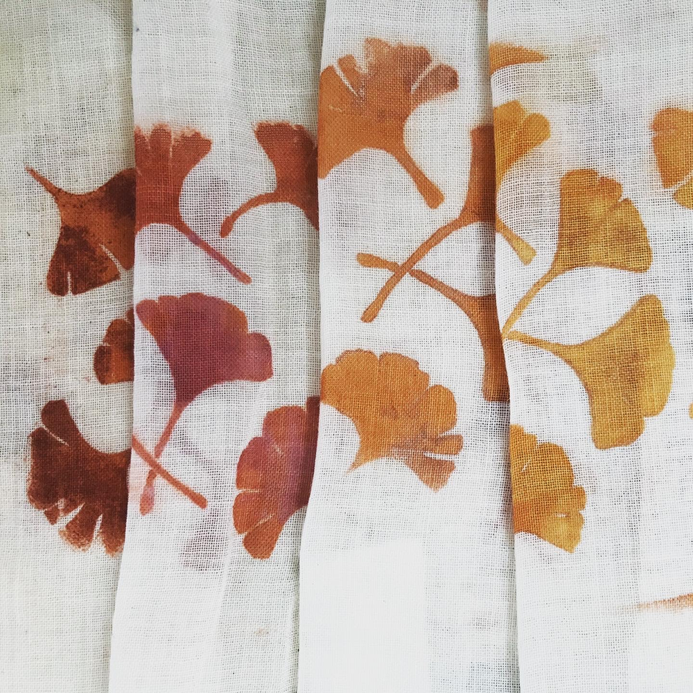 Printing with natural dyes