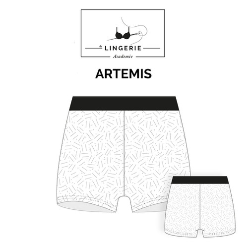 Artemis women's boxer short - sewing patroon - S to 3XL | De Lingerie ...