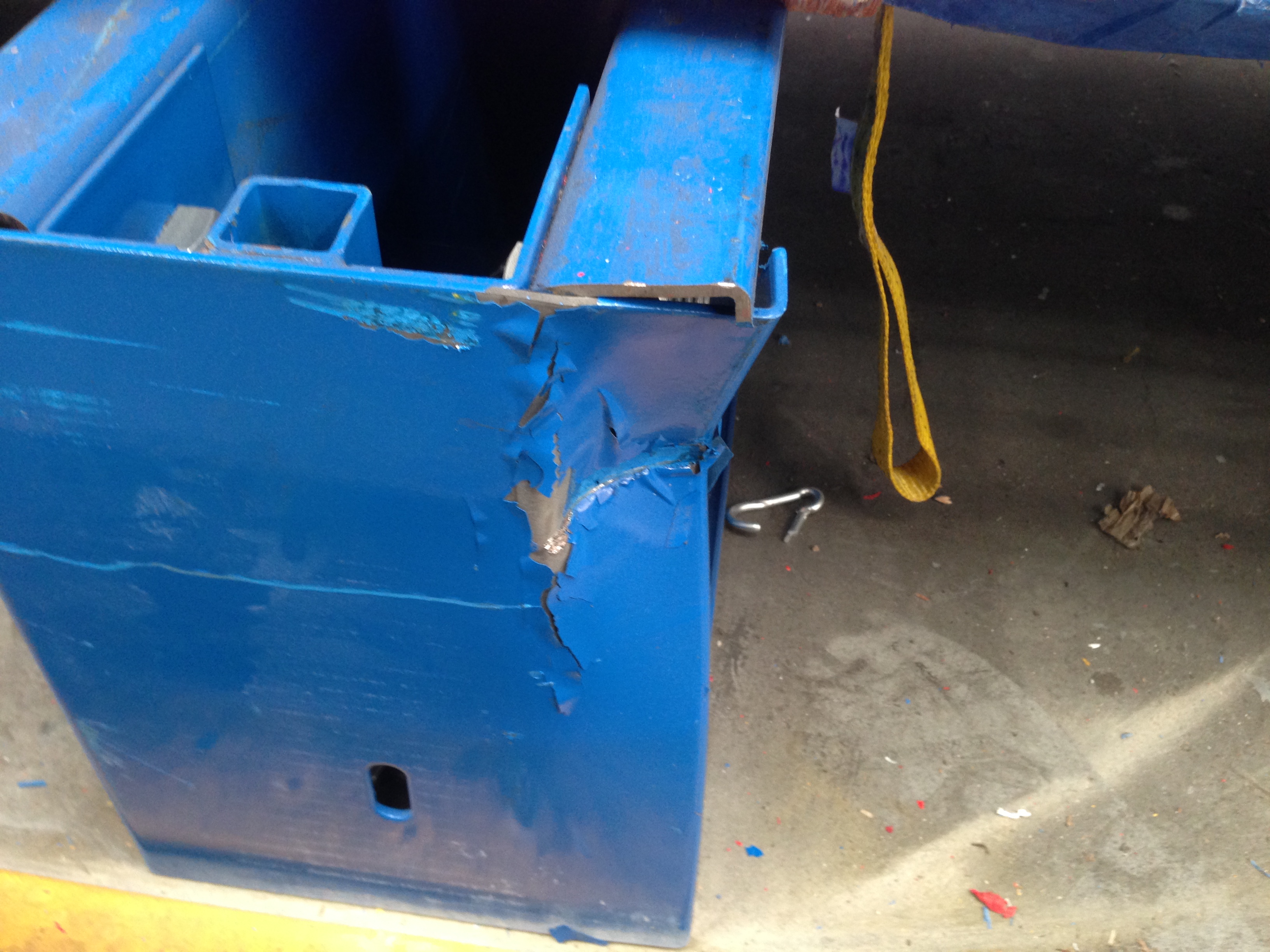 Cantilever Racking Damage | David Hill Industrial Group