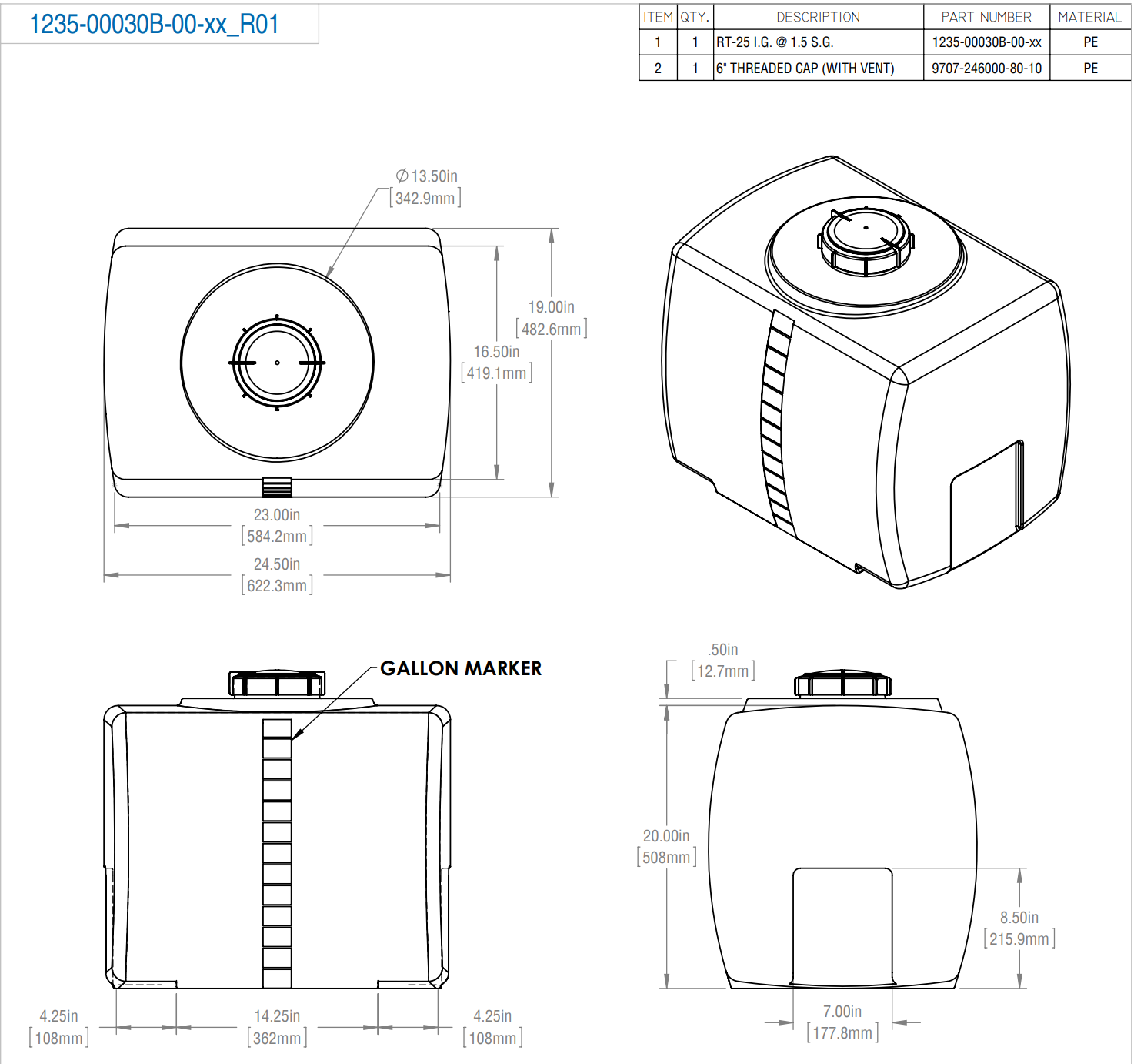 Closed Top Rectangular Storage Tanks | RTS Industrial Tanks