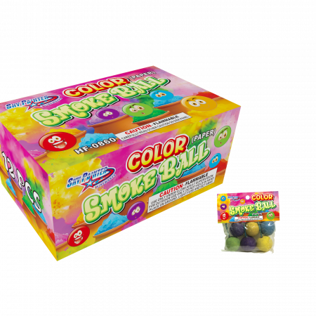 Color Smoke Balls Clay 12 6 packs | Discount fireworks