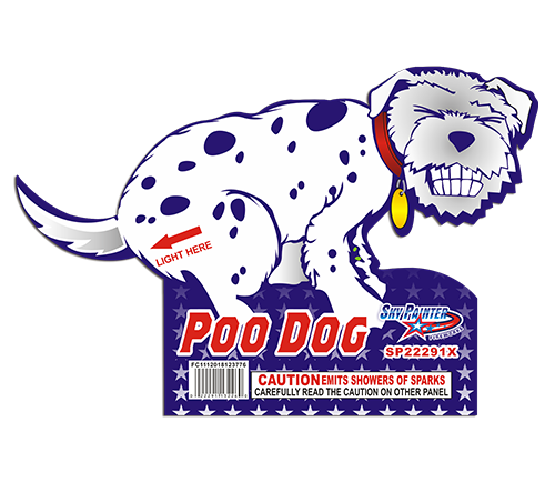 Case - 2/144 Poo Dog | Discount fireworks