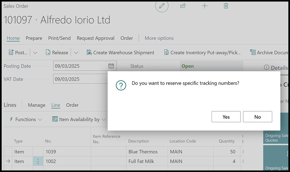How to Reserve Inventory for Sales - Updated Version 23