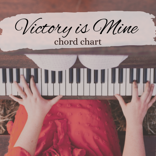 Victory is Mine | chord chart | Savannah Clark Music