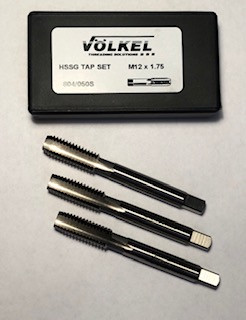 Volkel M12 X 1.75 HSSG Tap Set | JET Supplies