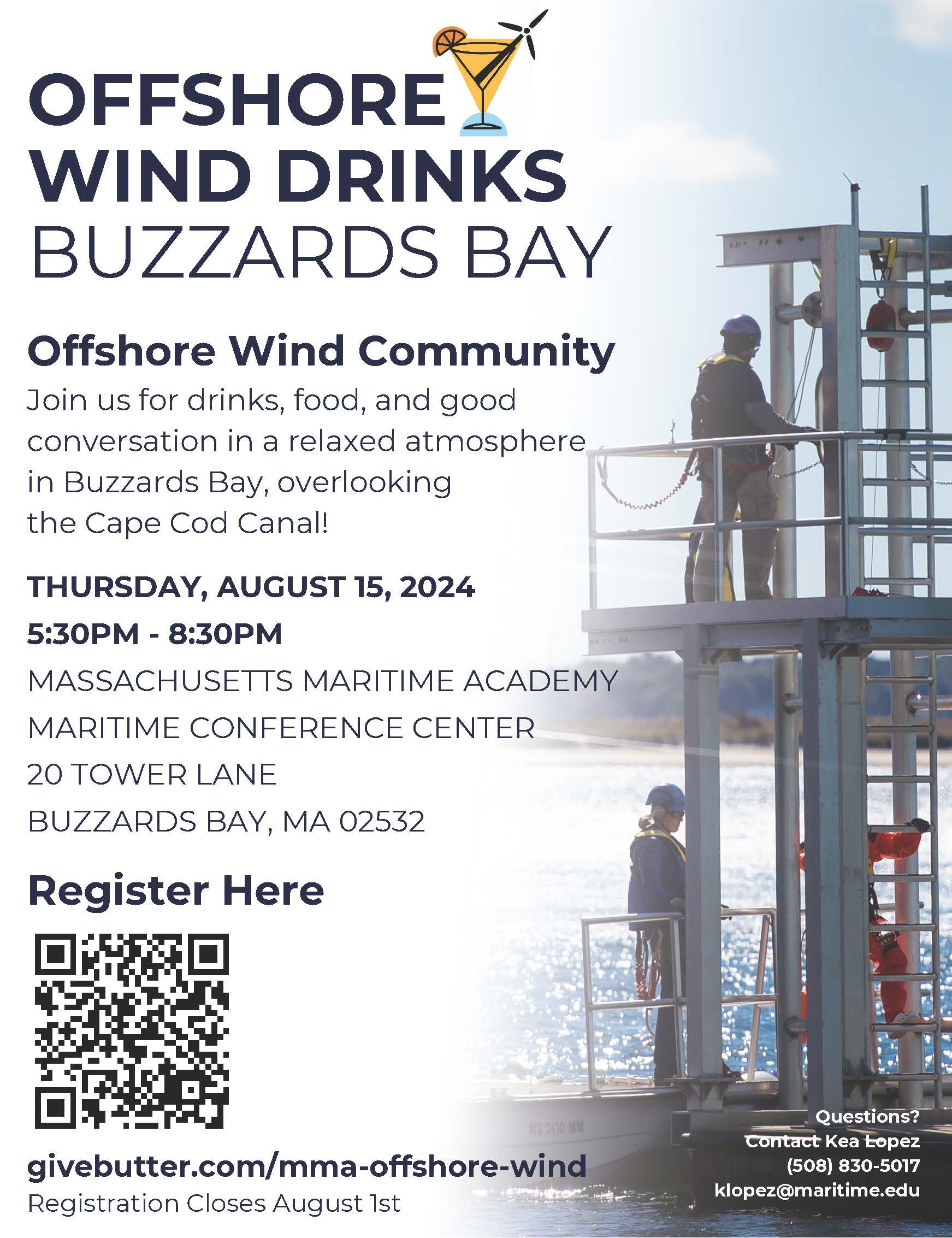 Buzzards Bay, Massachusetts Maritime Academy Offshore Wind Drinks ...