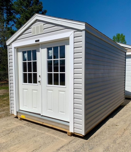 8x12 Vinyl Standard - Overstock | Build-A-Shed NC