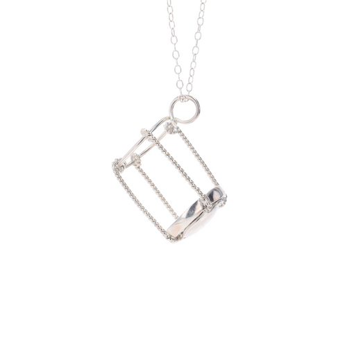 Le Muselet Silver Champagne Pendant | champagneeveryday