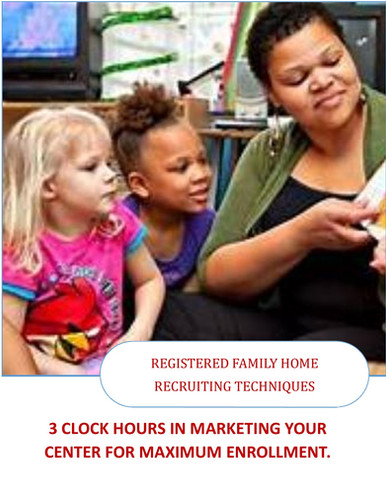 REGISTERED FAMILY HOME RECRUITING - 3 CLOCK HOURS | Tick Tock Training