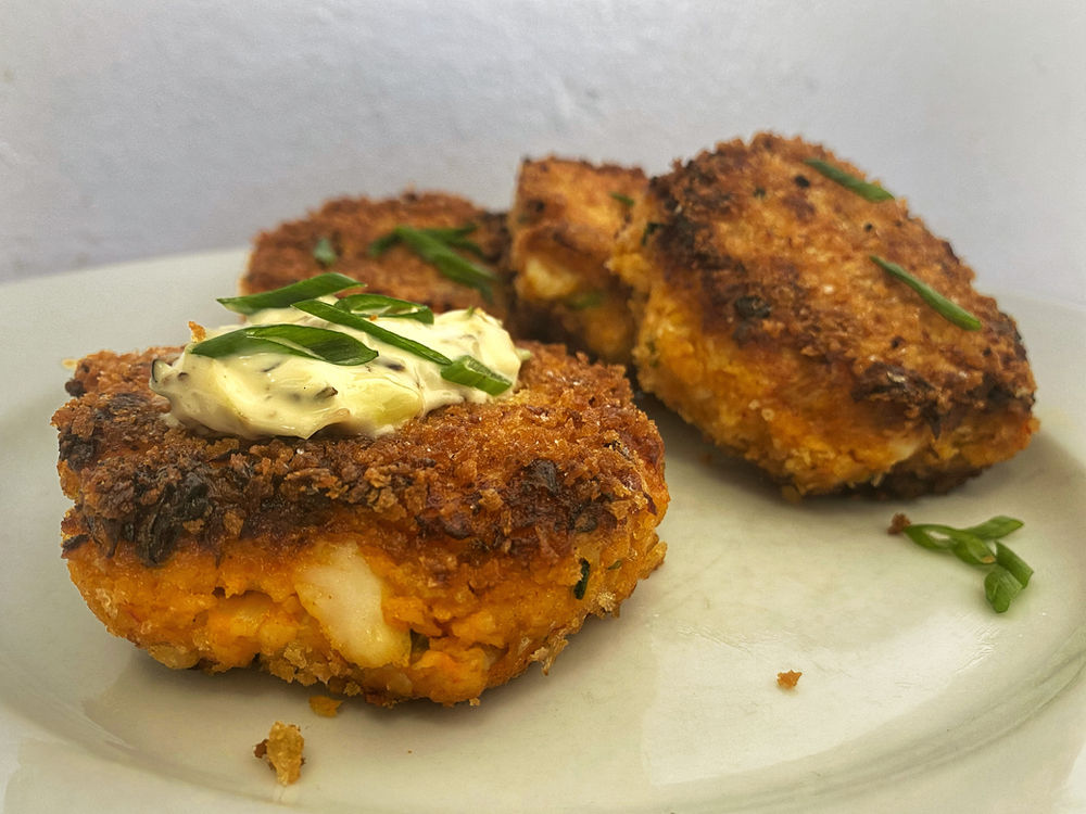 Kimchi Fish Cakes