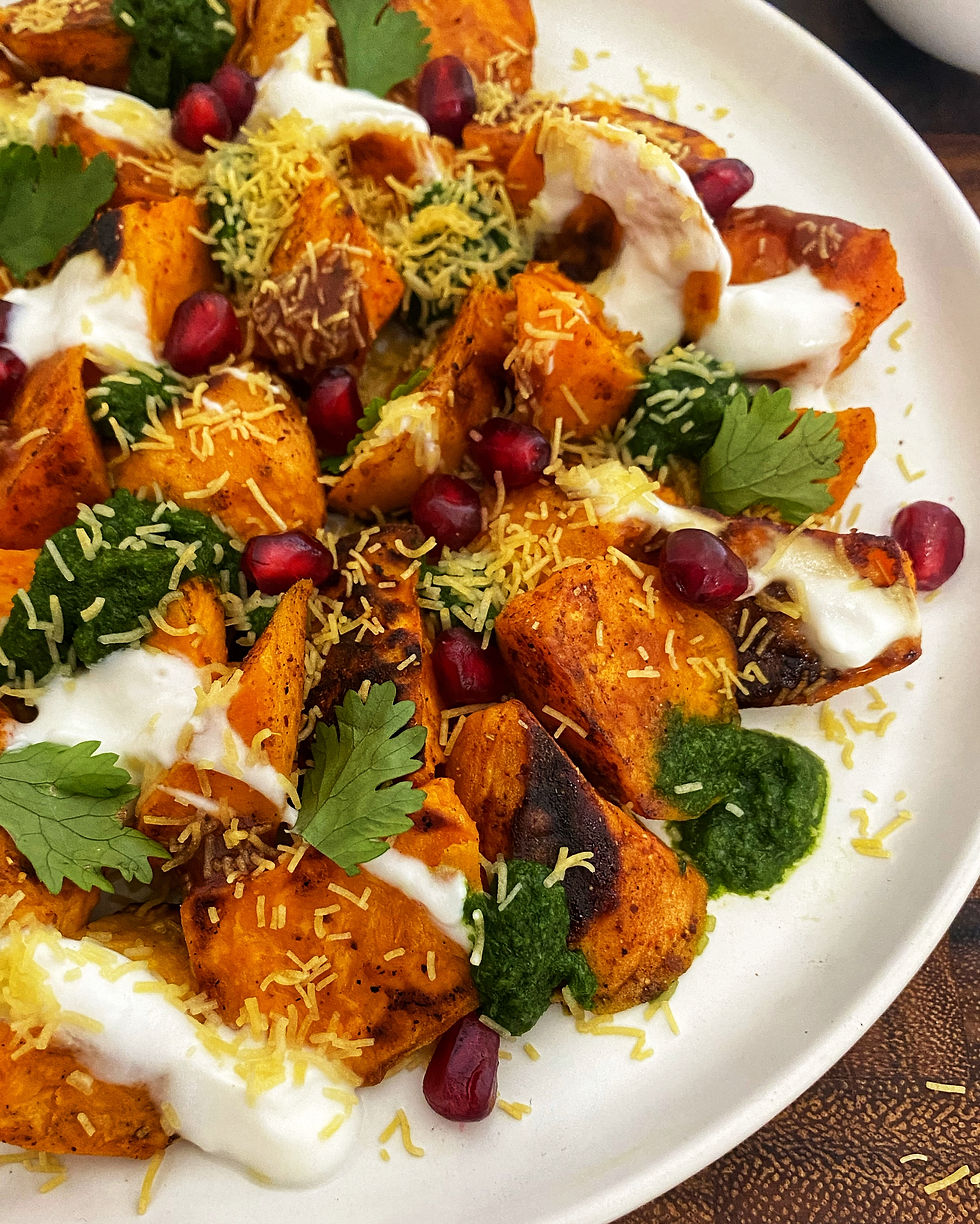 Sweet Potato Chaat