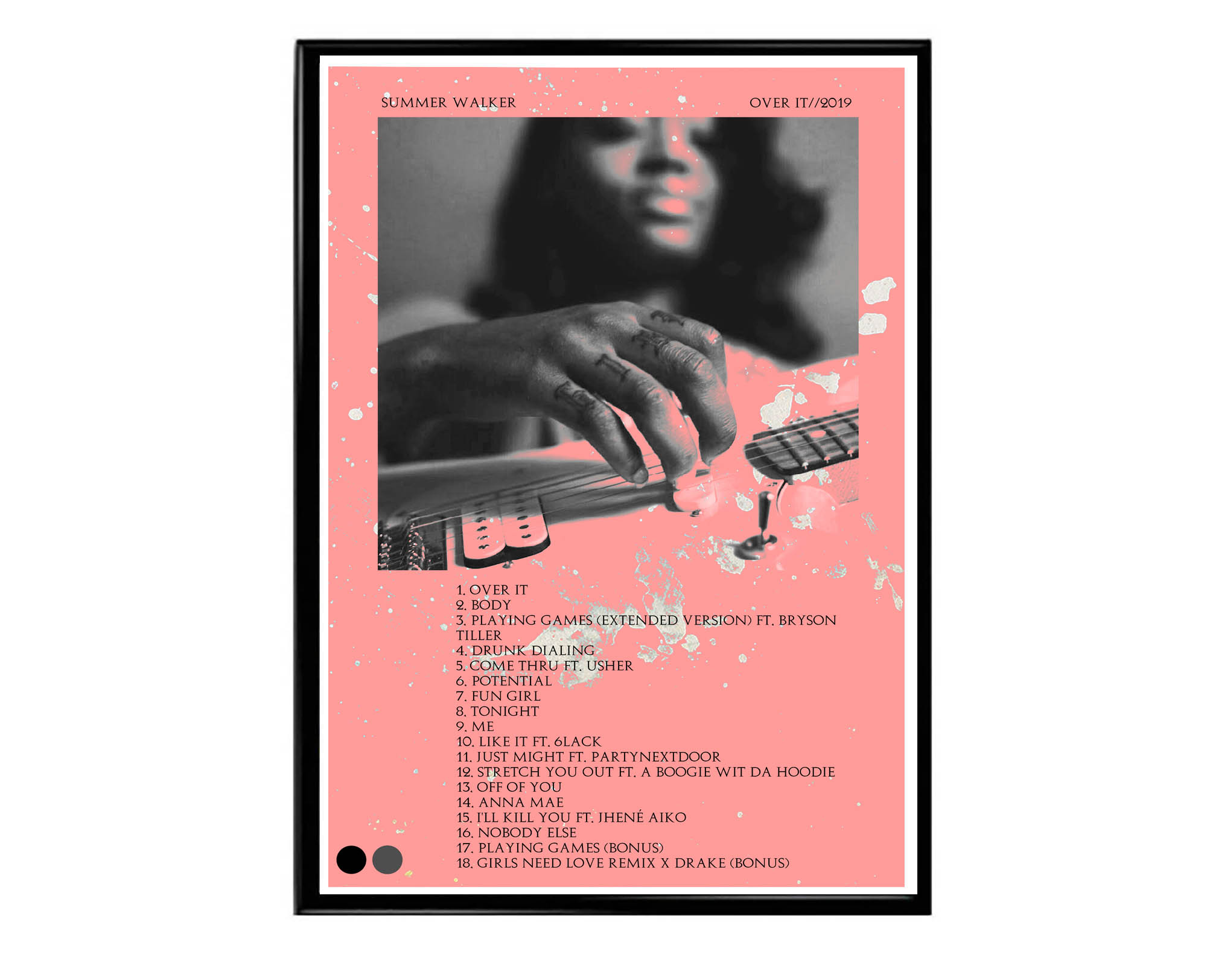 Digital Prints Prints Art & Collectibles Summer Walker Album Cover ...