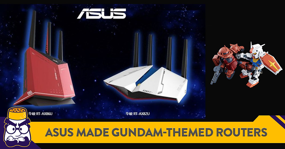 ASUS and Bandai Team Up to Create Gundam-Themed Routers | Salty News ...