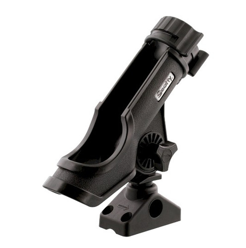 Scotty Rail Mount Rod Holder | Laker Pontoon Boats
