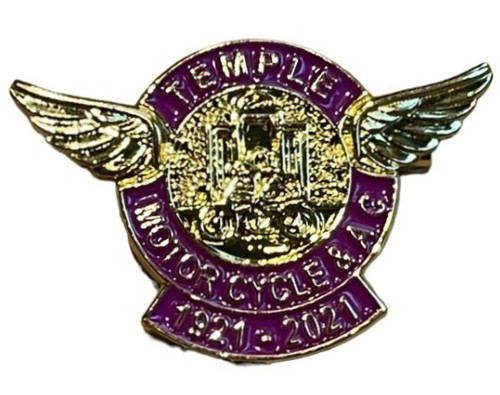 Temple Motorcycle & Athletic Club Centenary Pin Badge | TMCC