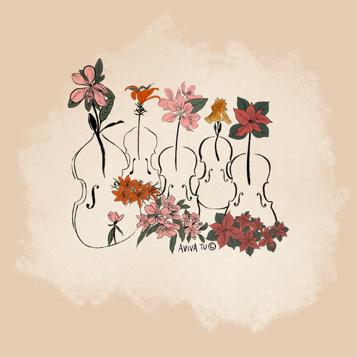 Strings Family Sticker | Aviva Tu