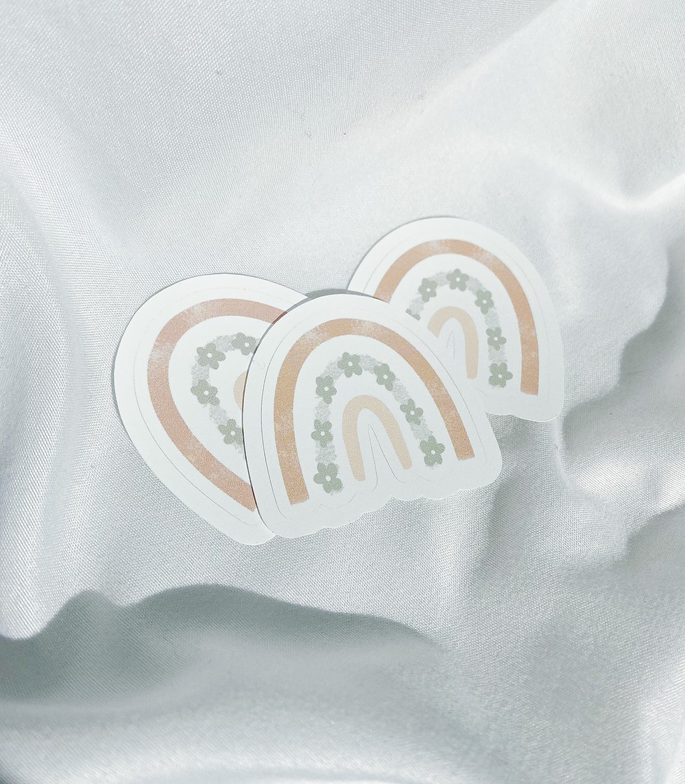 boho rainbow sticker | Club Daydream