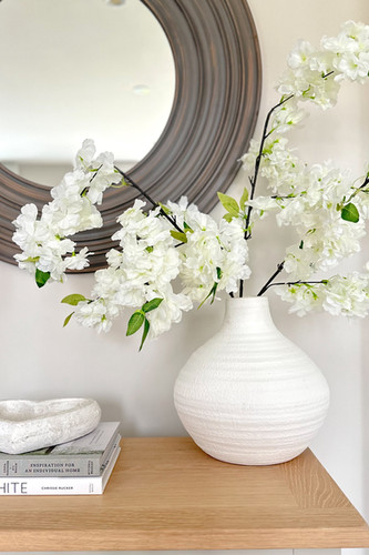 Athens Matte White Ceramic Vase | Nuco Home