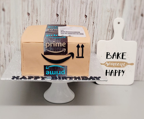 Amazon Prime Box Custom Cake | jodybakez