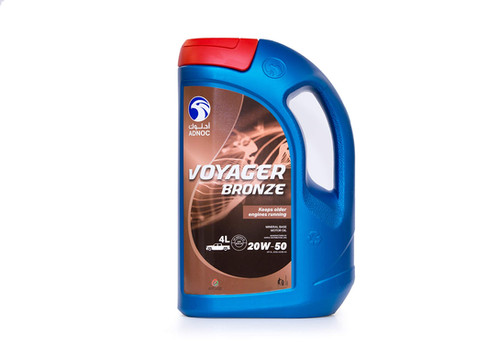 ADNOC VOYAGER BRONZE 20W/50 SL ENGINE OIL 4LTR, 20W50 SL | Safari Car ...