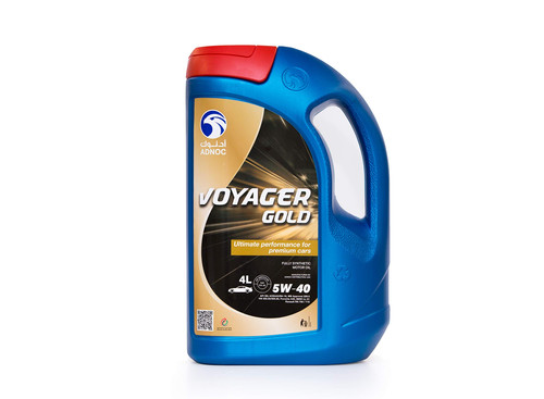 ADNOC VOYAGER GOLD 5W/40 SN ENGINE OIL 4LTR | Safari Car Washing S