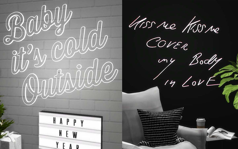 neon signs set #2 | thesims4cc