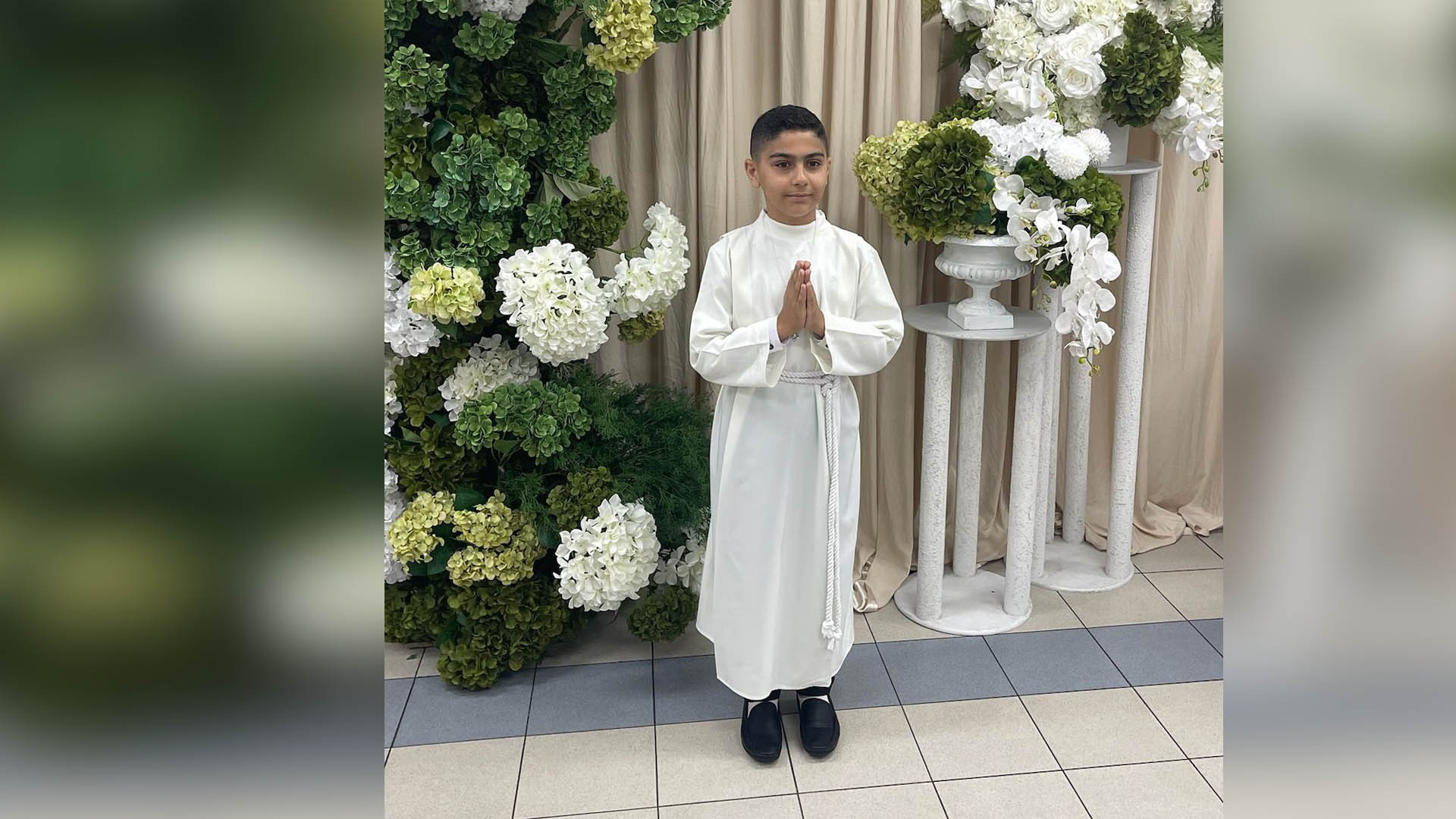 First Holy Communion OF AframHammurabi Reception Sydney, NSW Video ...