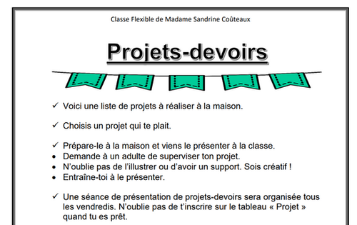 Projet devoir | Sandrine Coûteaux