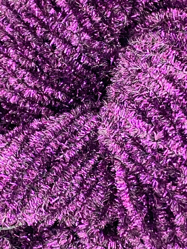 Purple-Custom Crystal Chenille | Crappie Jig Tying Materials |United ...