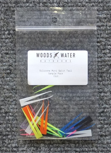 Silicone Mini Split Tail Sample Pack | Crappie Jig Tying Materials ...