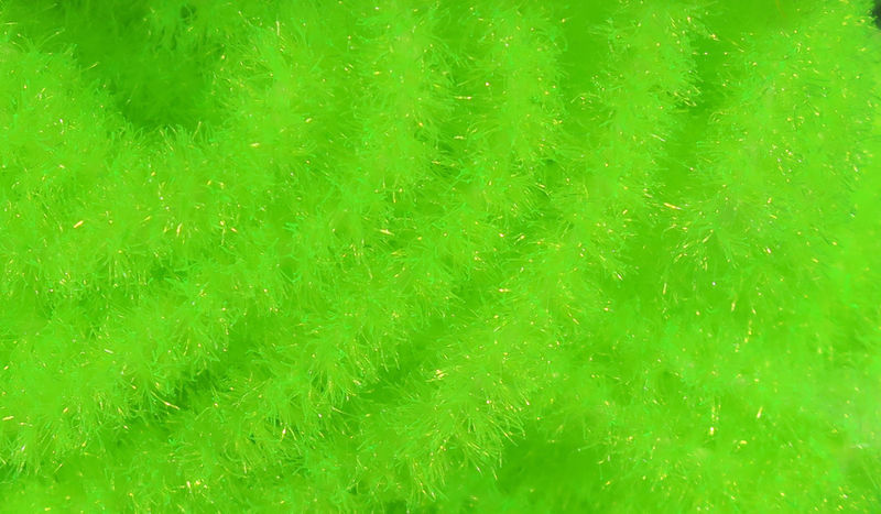Fluorescent Chartreuse-Medium Antron | Crappie Jig Tying Materials ...