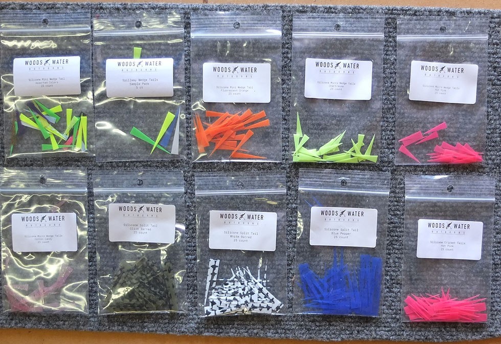 Wedge Tails | Crappie Jig Tying Materials |United States |Woods and ...