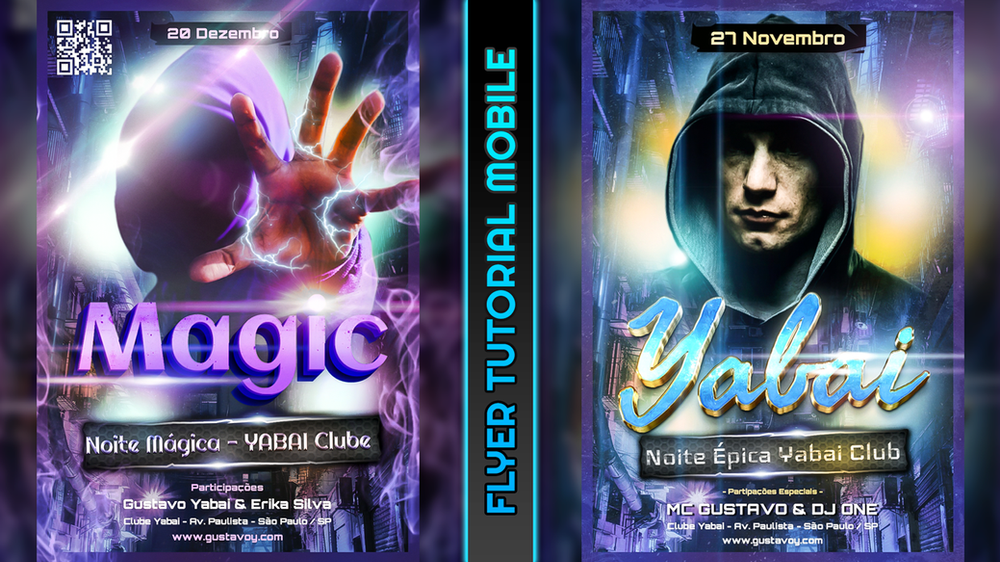 Flyer Tutorial & Texto Personalizado com Efeitos pelo celular - App ...