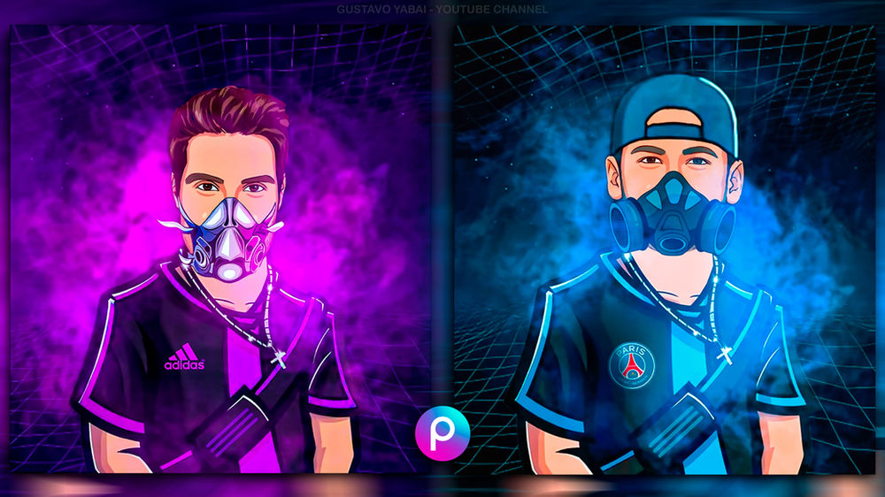 Como fazer AVATAR Cartoon gamer usando SUA FOTO | Criar imagem Logo ...