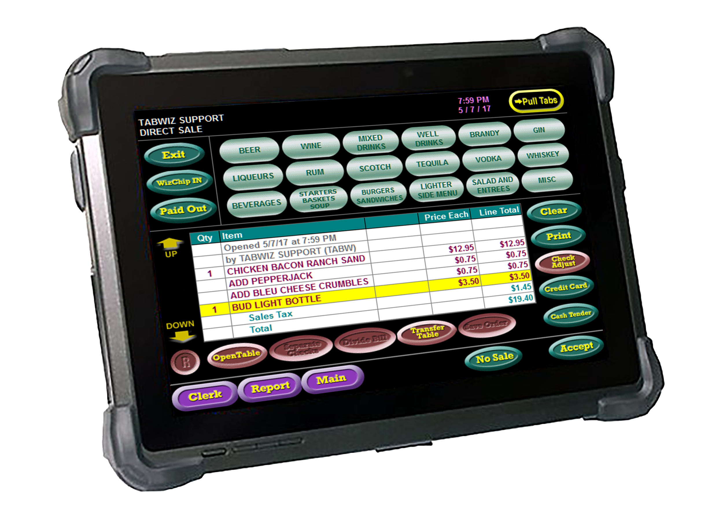 Point of Sale |Food & Beverage | Pull Tab | United States | Tab Wizard Point of Sale |Food & Beverage | Pull Tab | United States | Tab Wizard