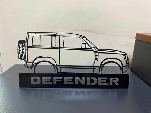 DEFENDER 90 DESK ART | ESP Laser Cutting