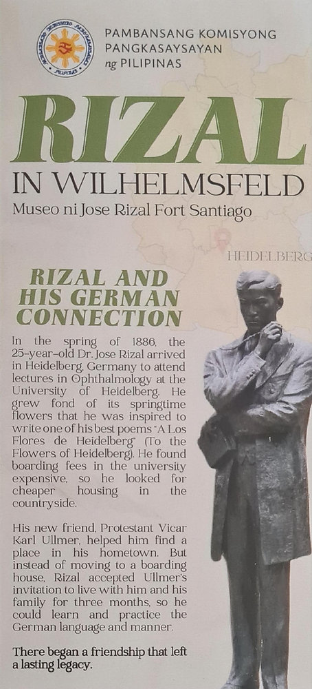 Donation of Rizaliana Items - Rizal in Wilhelmsfeld