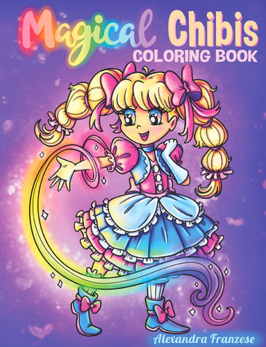 Magical Chibis Coloring Pages Digital Download | Ally Art