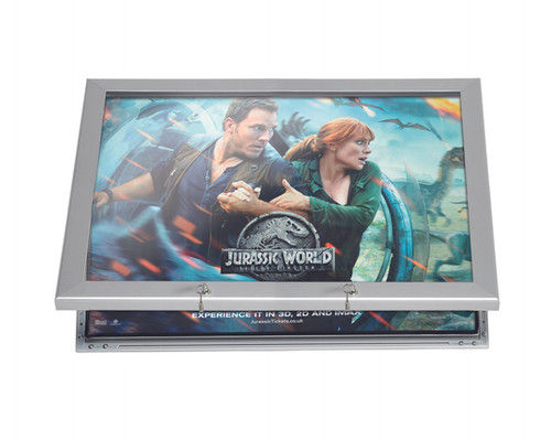 10 units 40” x 30” Premium Locking Poster Case (Silver) | Omnex Pro ...