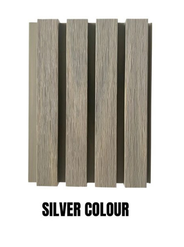 Silver Slatted Composite Cladding 2500 X 219 | Buildingmaterialsfor