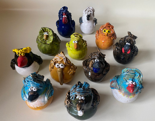 Mini Goony Birds | Earth Art NZ Pottery