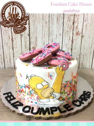 PASTEL HOMERO | FondantCakeHouse