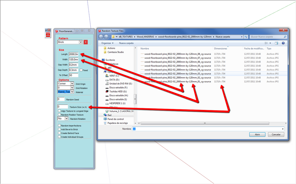 Floor generator /multiple textures