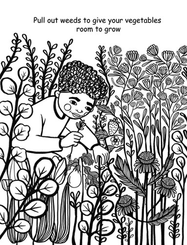 A Peaceful Garden - Moments in Nature - 30 Coloring Pages ...