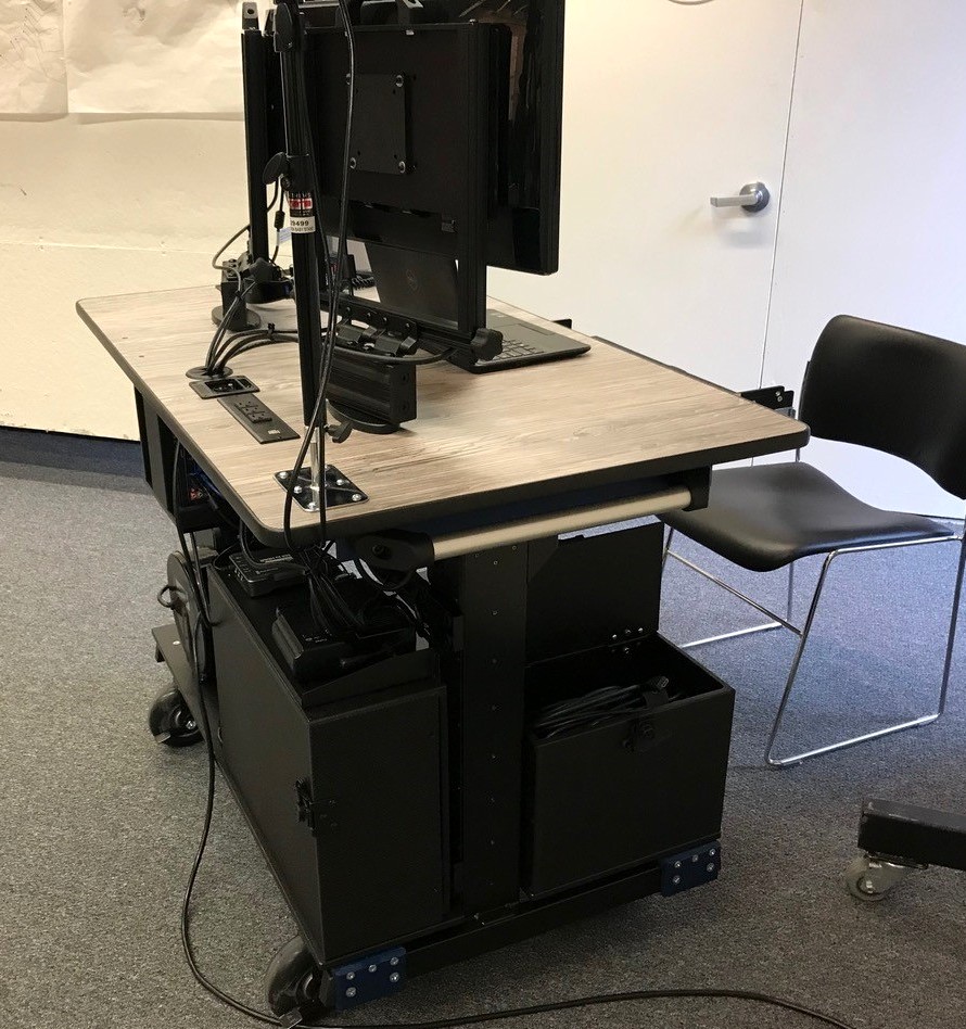 Sit/Stand Rollin' Desk | Bigfoot Mobile Systems